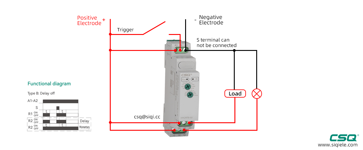 Wiring Principle Of Single Function Timer Relay - Siqi Technology Co.,Ltd.